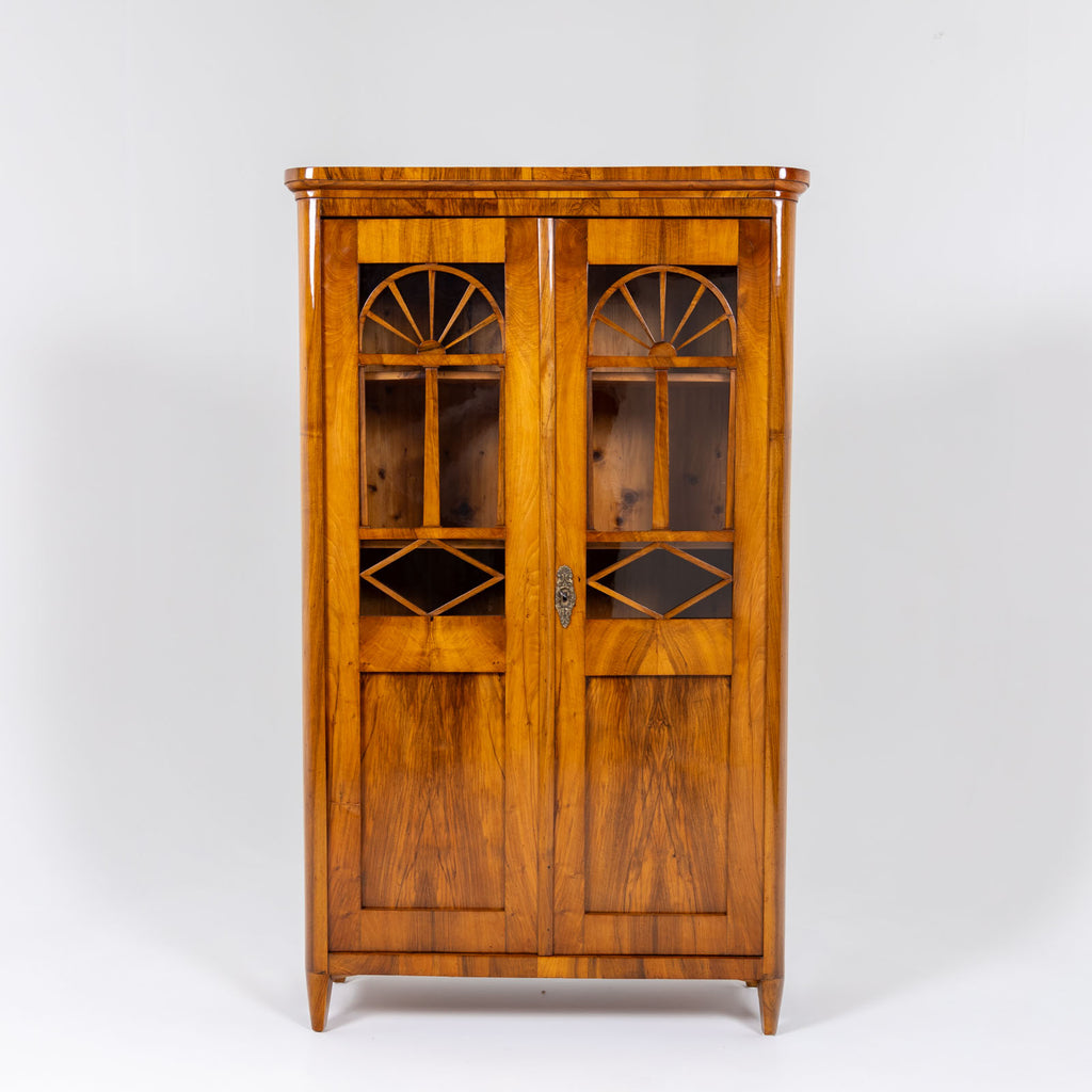 Biedermeier Walnut Bookcase, circa 1830 – Ehrl Fine Art & Antiques