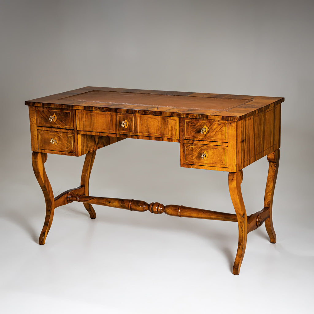 Biedermeier Writing Desk in Walnut, circa 1830 – Ehrl Fine Art & Antiques