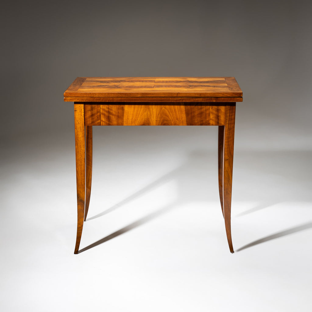 Biedermeier Game Table in Walnut, early 19th Century – Ehrl Fine Art ...