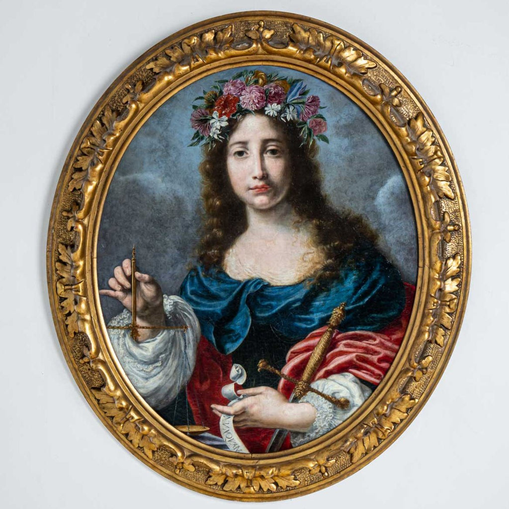 Cesare Dandini (1596 Florence - 1658) Allegory of Justice – Ehrl Fine ...