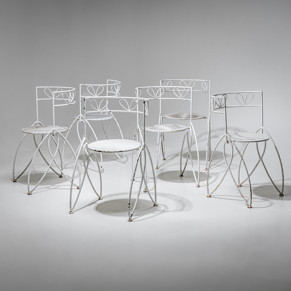 Set of six Vintage Lawn Chairs, Italy 1950s – Ehrl Fine Art & Antiques
