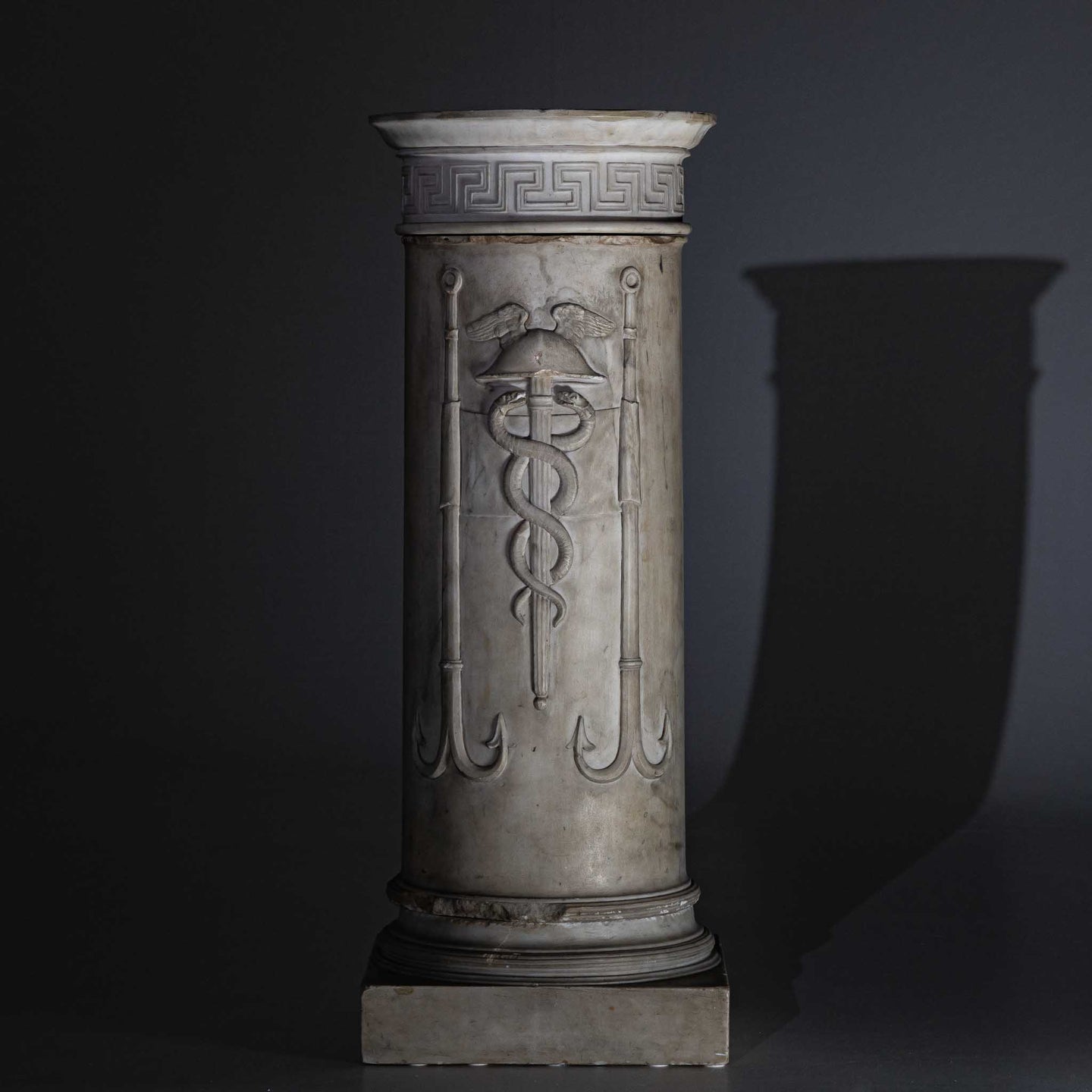 Marble Column with Attributes of Mercury, Italy, probably Florence, ea ...